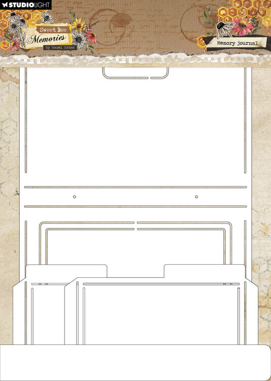 Studio Light - Sweet Bee Memories - Stencil - Memory Journal | HobbyVision