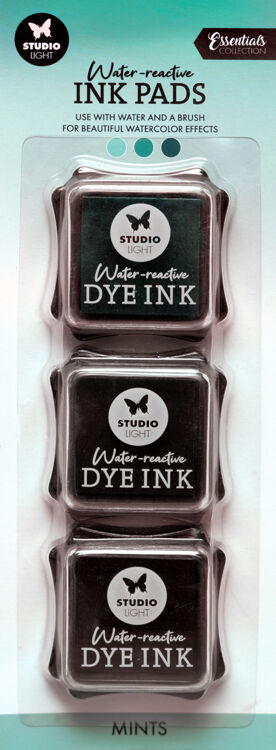 Studio Light - Essentials - Water-reactive Ink Pads - Mints | HobbyVision