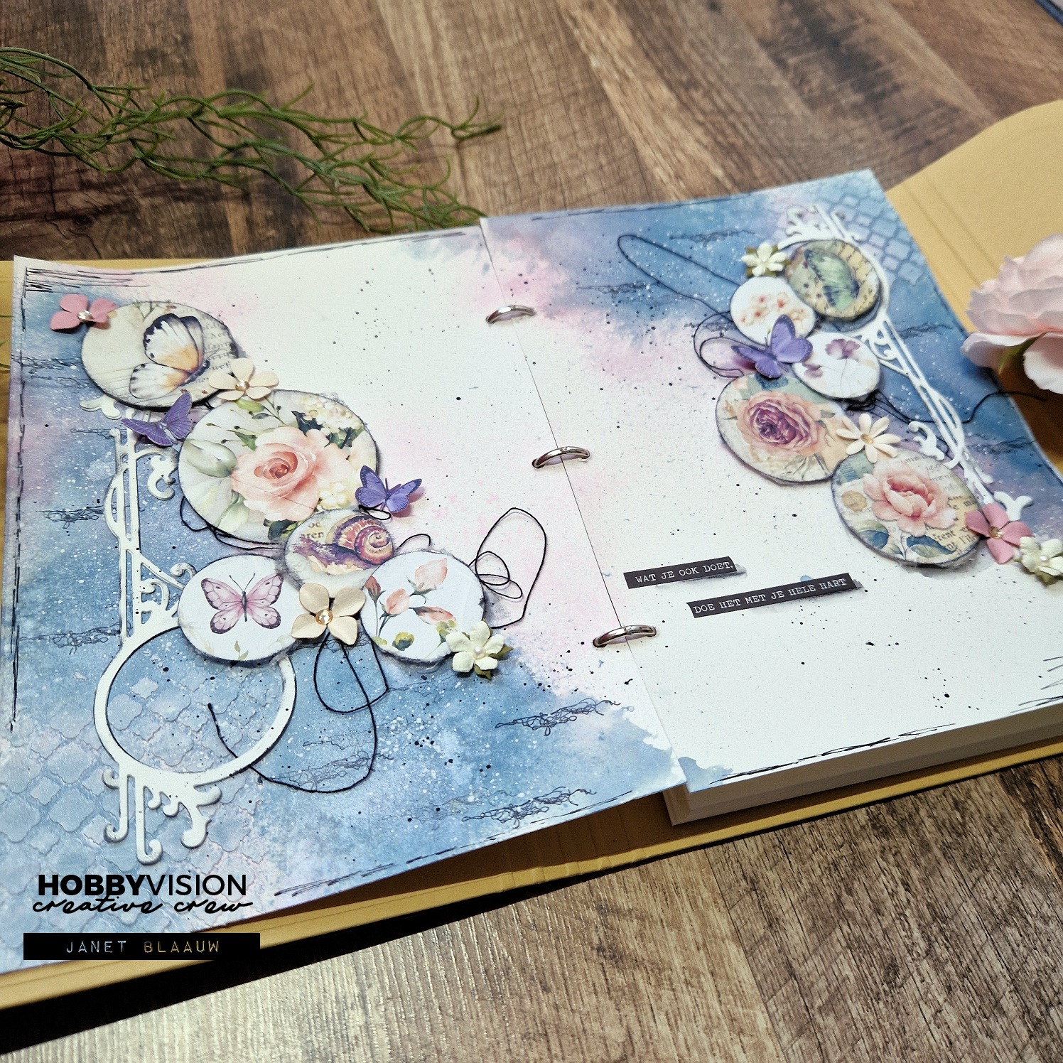 31-05-2023 (Janet Blaauw - Art Journal Pagina) | HobbyVision