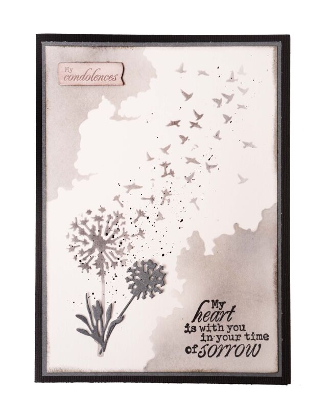 Studio Light - In Loving Memory - Clear Stamp - Sympathy Messages ...