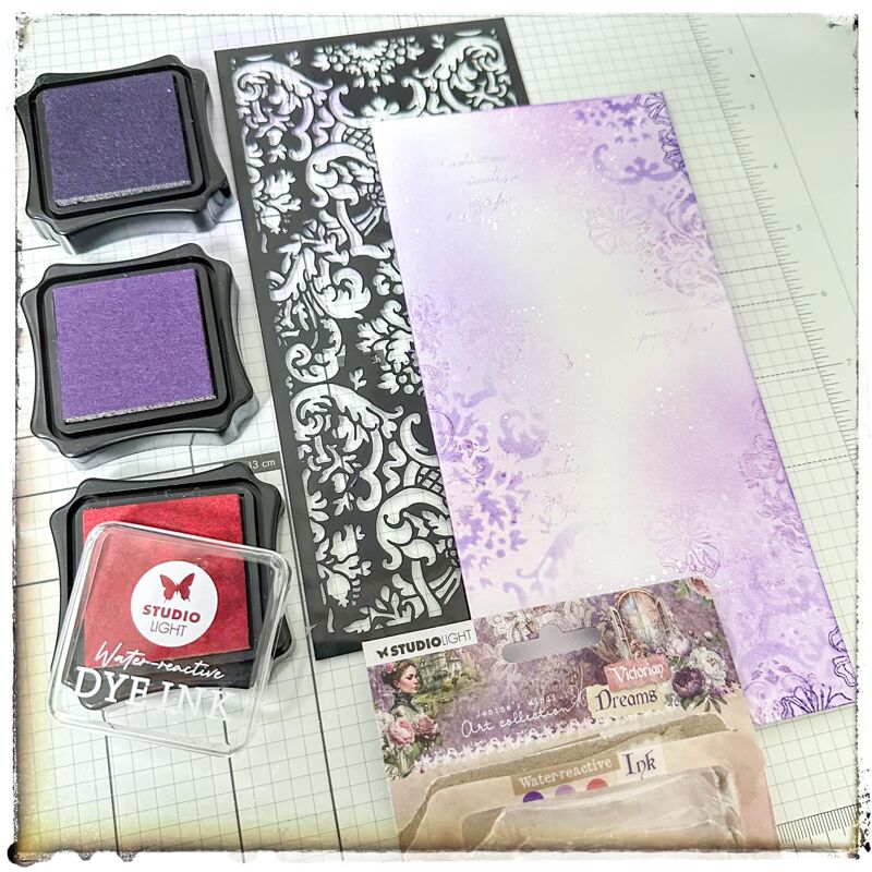 Studio Light - JMA Collection - Victorian Dreams - Water-reactive Ink ...